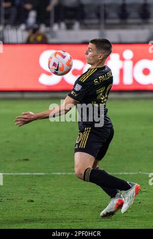 15 marzo 2023: Il difensore della LAFC Gesù Murillo è sotto pressione ...