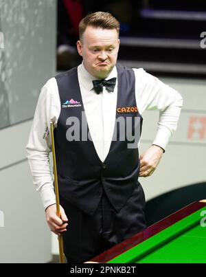 Si Jiahui durante la sua partita con Shaun Murphy il quinto giorno del ...
