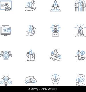 Raccolta di icone della riga di verifica e valutazione. Analisi e ...