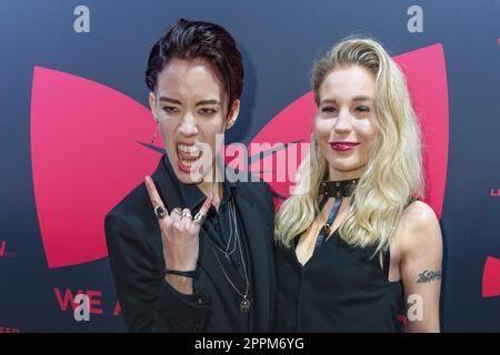 Laura Tashina und Alina Effertz al "We are the World Gala 2023" di ...