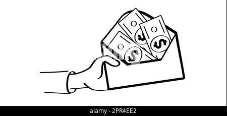 Cartoon bundle usa carta moneta icona o logo. Vettore dollaro ...