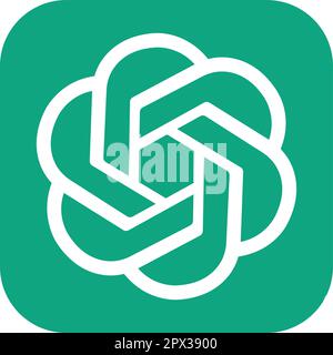 Logo Chatgpt, logo Open ai, chatbot ai, app Chat GPT. Ai intelligenza ...