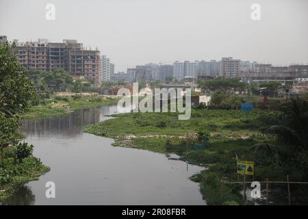 lago di bhashantek 07may2023 dhaka bangladesh. il lago di bhashantek ...