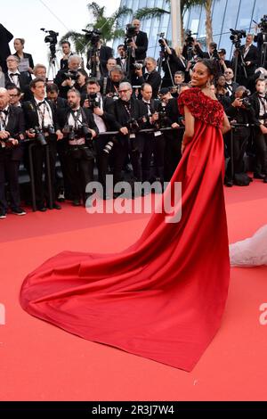 23 maggio 2023, CANNES, Francia: CANNES, FRANCIA - 23 MAGGIO: (L-R ...