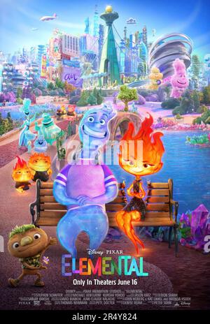 ELEMENTAL, US Real D 3D poster, in basso a sinistra: Clod (voce: Mason ...