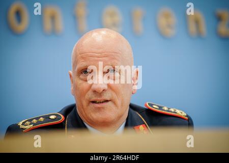 07 giugno 2023, Berlino: Ingo Gerhartz, tenente generale e ispettore ...