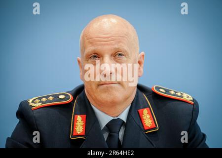 07 giugno 2023, Berlino: Ingo Gerhartz, tenente generale e ispettore ...
