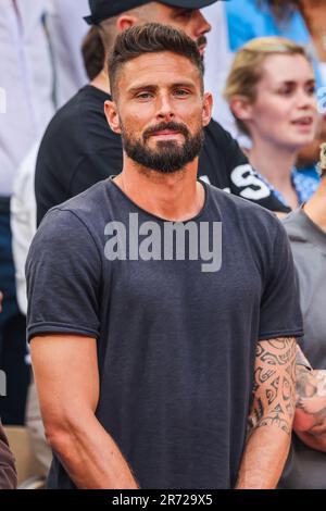 Olivier Giroud durante la finale dei French Open, torneo di tennis ...