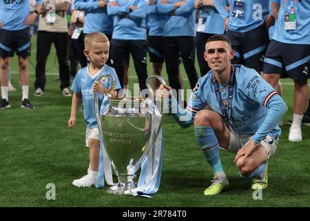 ISTANBUL - Ronnie Foden, Phil Foden del Manchester City FC con il ...
