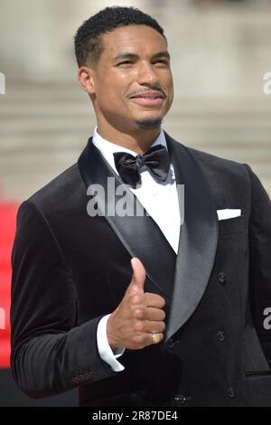 Actor Greg Tarzan Davis poses for photographers on the red carpet of ...