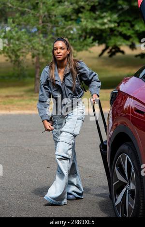 Estelle Cascarino di Francia durante la riunione della squadra ...