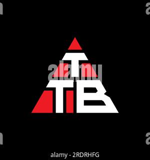 Logo TTB Letter con forma poligonale. Design con logo a forma di cubo e ...