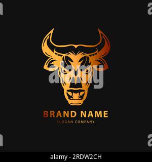 Logo Bull. Logo premium per Steakhouse, Steakhouse o macelleria. Mucca ...