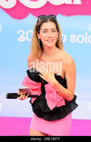 Clara Alonso, modella spagnola, alla premiere privata del film, Barbie ...