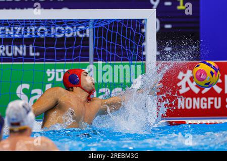 FUKUOKA, GIAPPONE - LUGLIO 27: Lazar Andric del Montenegro, Aljosa ...