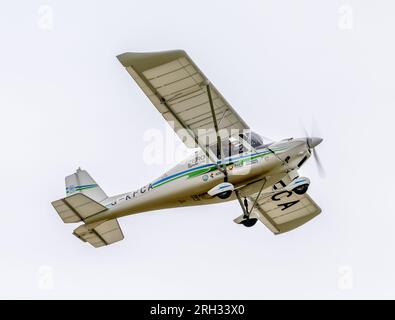 Ikarus C42 microlight Aircraft with sintetico Aviation FUEL logo for ...