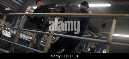 EXPEND4BLES, (alias THE EXPENDABLES 4), da sinistra: Megan Fox, Andy Garcia, Jacob Scipio, 2023 ...