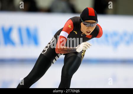 Jin Wenjing (CHN), 12 NOVEMBRE 2023 - pattinaggio di velocità : ISU ...