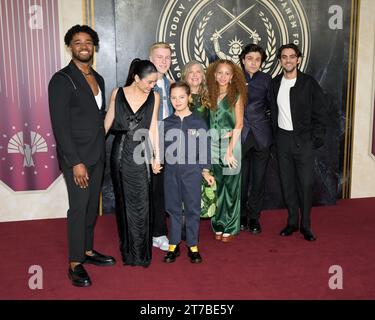 Luna Steeples, Sofia Sanchez, Knox Gibson und Max Raphael bei der ...