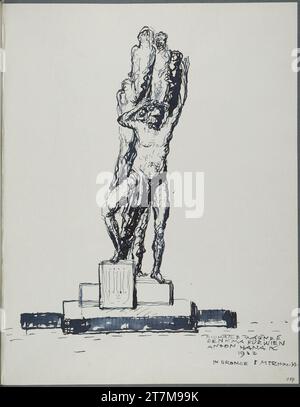Anton Hanak Studies on a Richard Wagner Monument, 1931-1933 '. Feder in ...