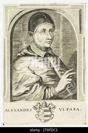 Ritratto di papa Alessandro VI. Papa Alessandro VI Foto stock - Alamy