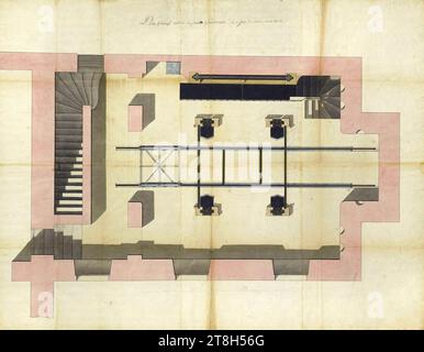 Pianta generale dei passaggi sotterranei in cui è servito il tavolo ...