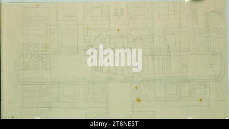 Alfred Castelliz Dornach, Goetheanum, viale centrale, facciata lacerata ...