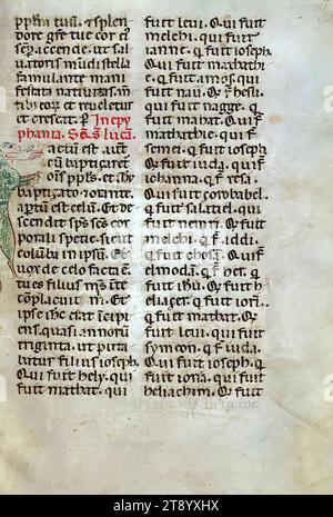 Il St. Francesco Missale, iniziale "i" in forma di bue che rappresenta Luca, oggi conosciuto ...