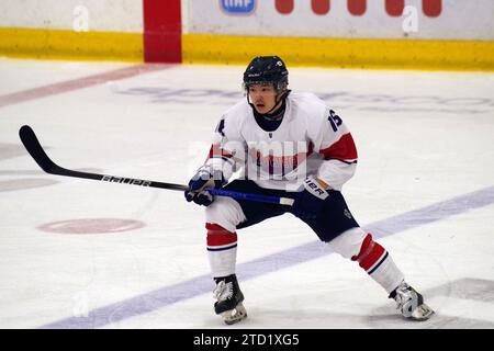 Dumfries, 15 dicembre 2023. Lee Mooyoung gioca per la Corea e Chen ...