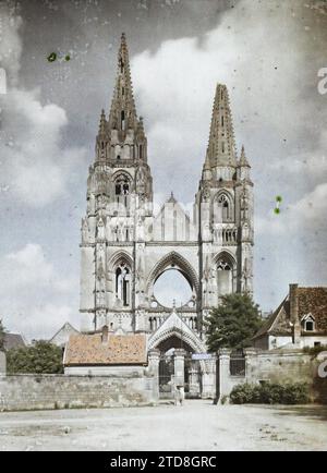 Soissons, Aisne, Francia Panoramica di Saint-Jean-des-Vignes Housing ...