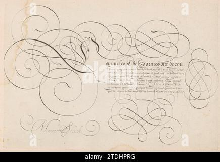 Esempio di scrittura con maiuscola X, 1618 esempio di scrittura con ...