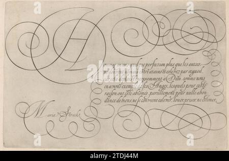 Esempio di scrittura con C maiuscola, 1618 Scrivi esempio in francese ...