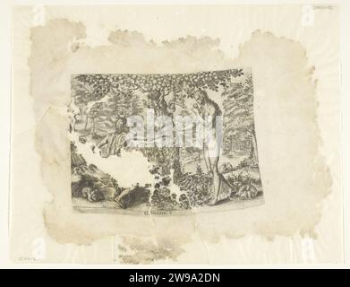 Adam en Eva, anonimo, Philips Galle (rigettata attribuzione), 1570 ...
