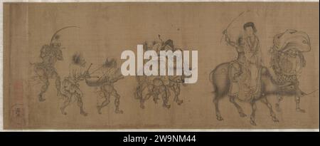 Il Demon Queller Zhong Kui dando la sua sorella via in matrimonio Yan ...