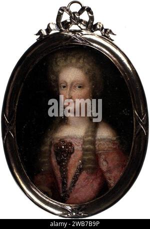 Questo piccolo ritratto di Maria Anna di Neuburg, attribuito a Jan van ...