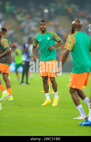 Abidjan, Nigeria. 13 gennaio 2024. Costa d'Avorio contro Guinea Bissau ...