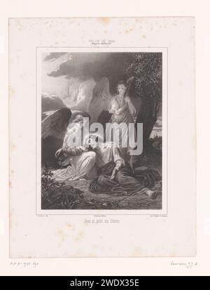 Cristo in Hof van Olijven, Cornelis Galle (i), dopo Maerten de Vos ...