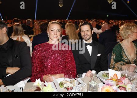 STOCCOLMA, SVEZIA 20240122 la nuotatrice svedese Sarah Sjostrom e il ...