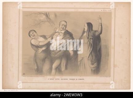 Cartone animato con il primo ministro Peel tra tragedia e commedia, Un ...