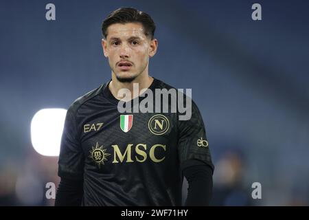 Il centrocampista italiano del Napoli Pasquale Mazzocchi durante la ...
