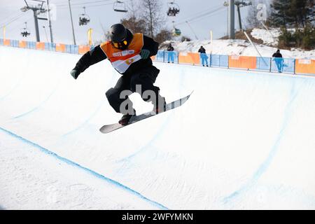 Kyu Shimasaki (JPN), 1 FEBBRAIO 2024 - Snowboard: Finale di Halfpipe ...