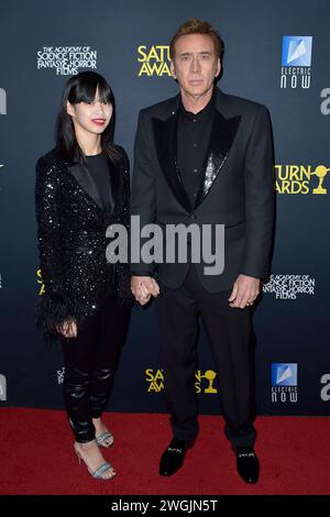 Nicolas Cage mit Ehefrau Riko Shibata bei der Verleihung der 51. Saturn Awards 2024 presso Los ...
