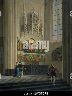 Pala di Gand dai fratelli van Eyck nella cattedrale di St Bavo, da ...