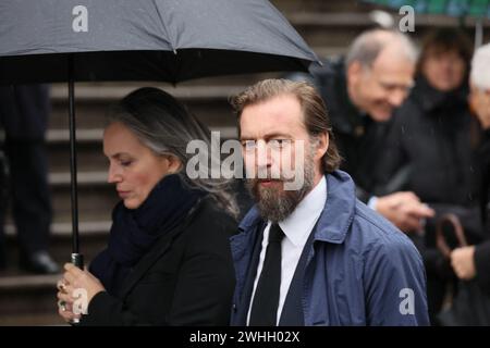 Prince Aimone and Princess Olga of Savoy Aosta attend the funeral of ...