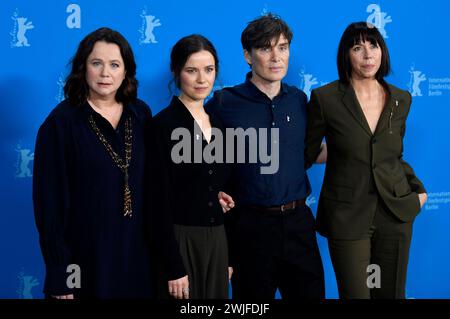 Emily Watson, Zara Devlin, Cillian Murphy und Eileen Walsh beim Photocall zum Kinofilm 'piccole ...