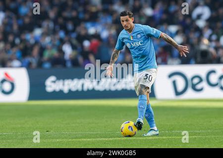 Il centrocampista italiano del Napoli Pasquale Mazzocchi durante la ...