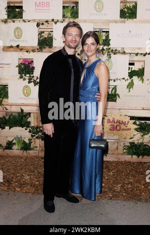August Wittgenstein und mia Rohla bei der Medienboard Party 2024 im ...