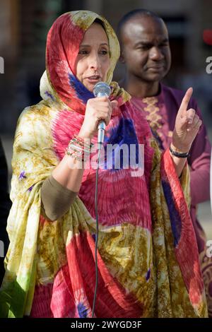 6 aprile 2024, Roma, Italia: FATIMA MAFUD, rappresentante del popolo ...