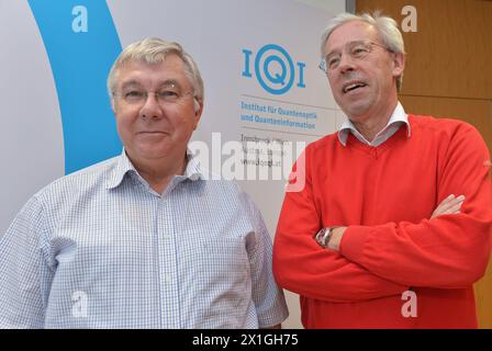 Innsbruck - il fisico sperimentale tedesco-austriaco Rainer Blatt e il ...