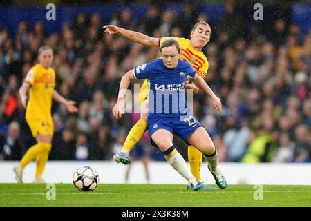 Patri di Barcellona (a destra) durante la semifinale della UEFA Women's ...
